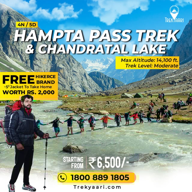 Hampta Pass Trek itinerary- complete itinerary with a sibling Bond