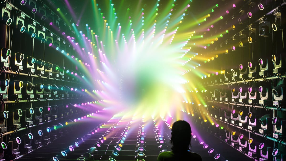 Aurora Lights III, Aurora Vortex | teamLab