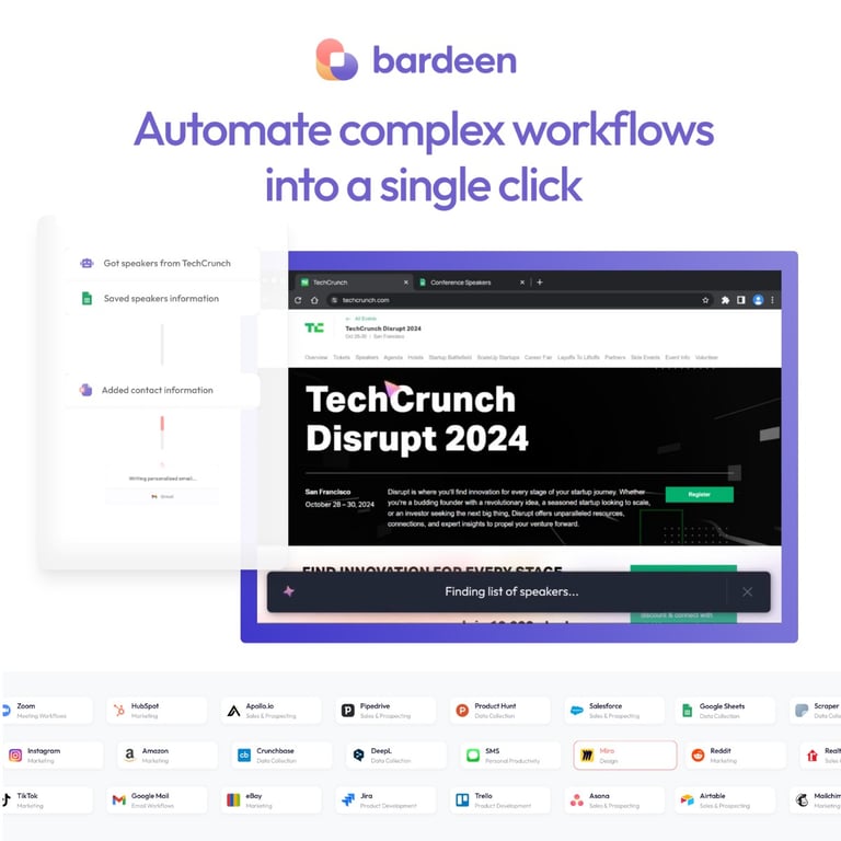 Bardeen Review & Features | AI Automation Tool | ahaAI.tools Bardeen Review & Features | AI Automation Tool | ahaAI.tools
