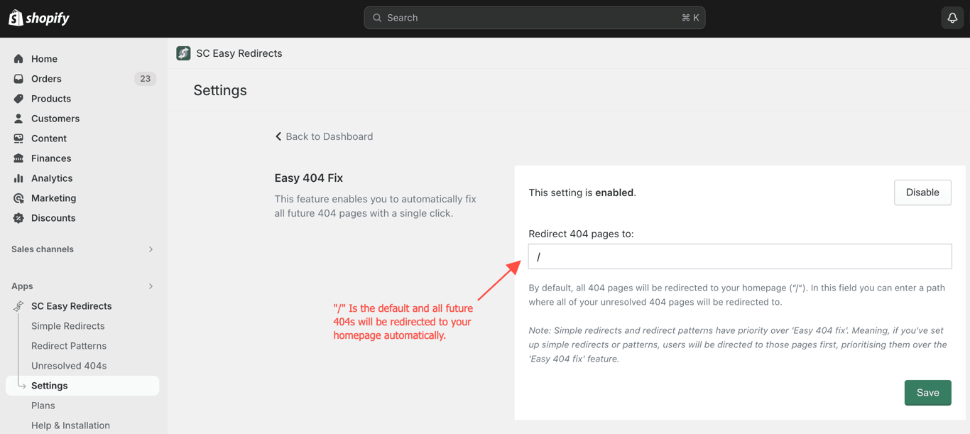 Easy 404 Fix Automatically Fix All Future 404 Pages Easy Redirects