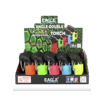 Eagle Torch lighter PT150ADn Mini Angle Neon (20ct Display) - Sol ...
