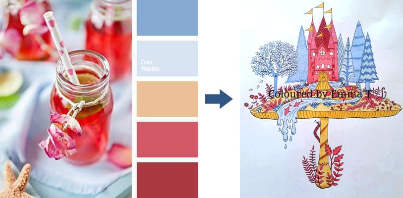 Color Inspiration Ideas for your next Coloring or Craft Project
