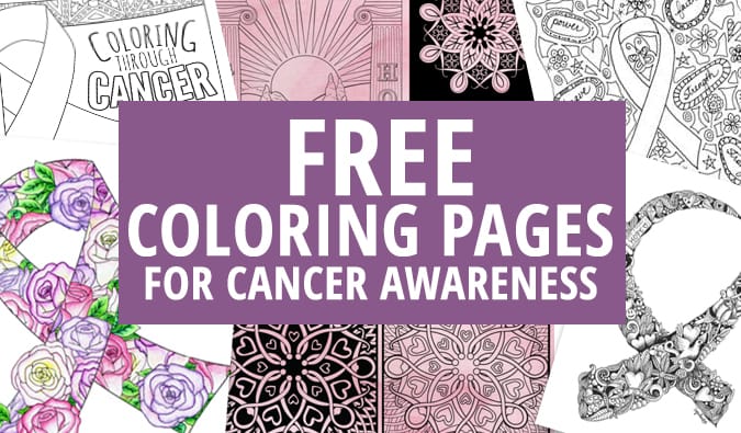 6 artists giving away free coloring pages for cancer awareness
