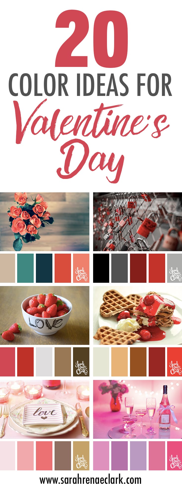 20 Color Palettes for Valentine's Day | Color schemes for Valentine's ...