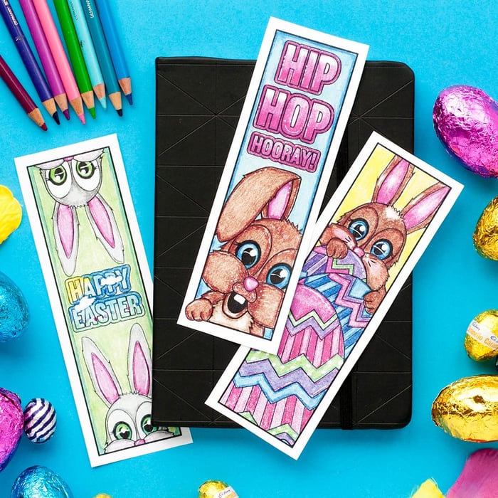 Easter Coloring Bookmarks | Set of 12 - Sarah Renae Clark - Coloring ...
