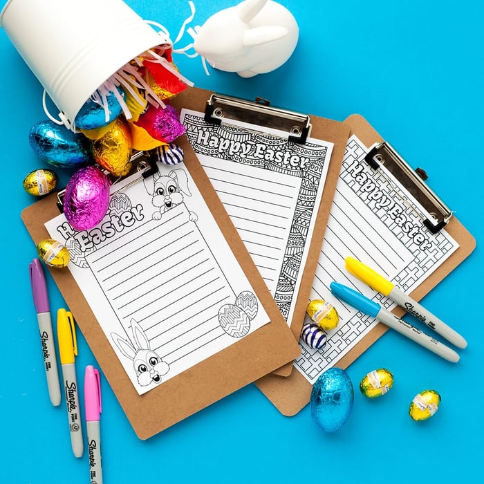 Easter Stationery | 3 Pack - Sarah Renae Clark - Coloring Book Artist ...