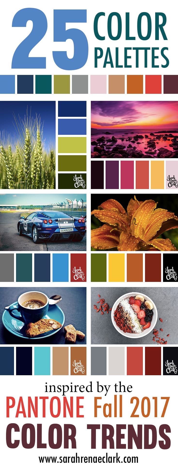 25 Color Palettes Inspired by the Pantone Fall 2017 Color Trends ...