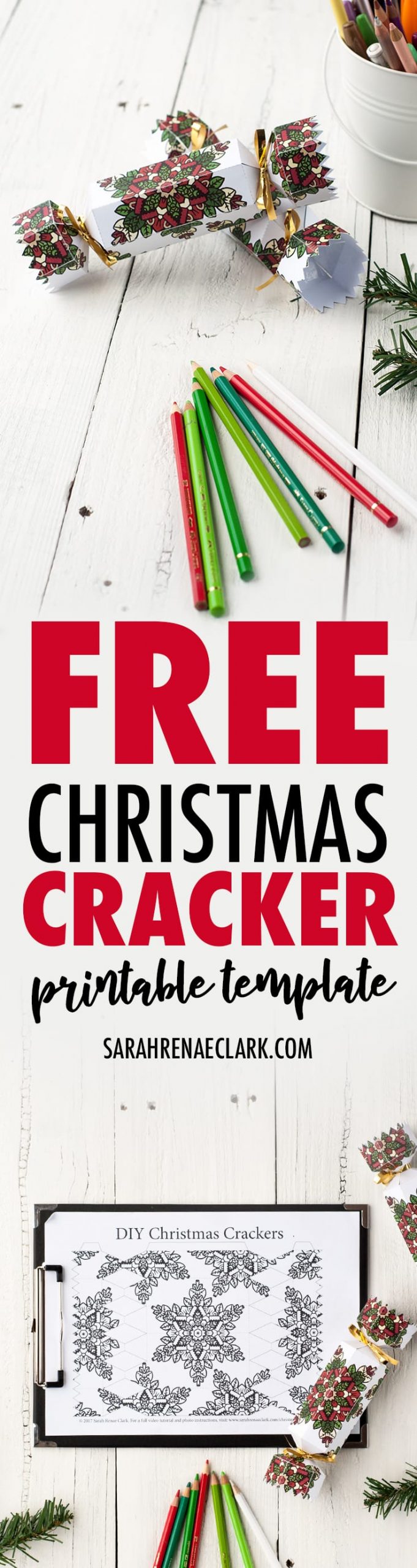 How to Make a Christmas Cracker | FREE Printable Template and Tutorial ...