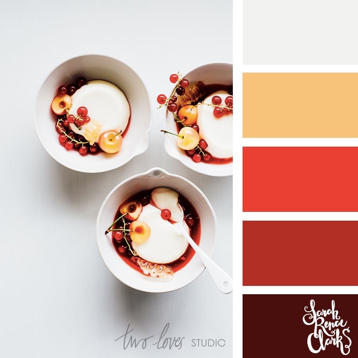 25 Color Palettes Inspired by Beautiful Food | Photos by Rachel Korinek