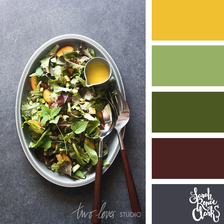 25 Color Palettes Inspired by Beautiful Food | Photos by Rachel Korinek