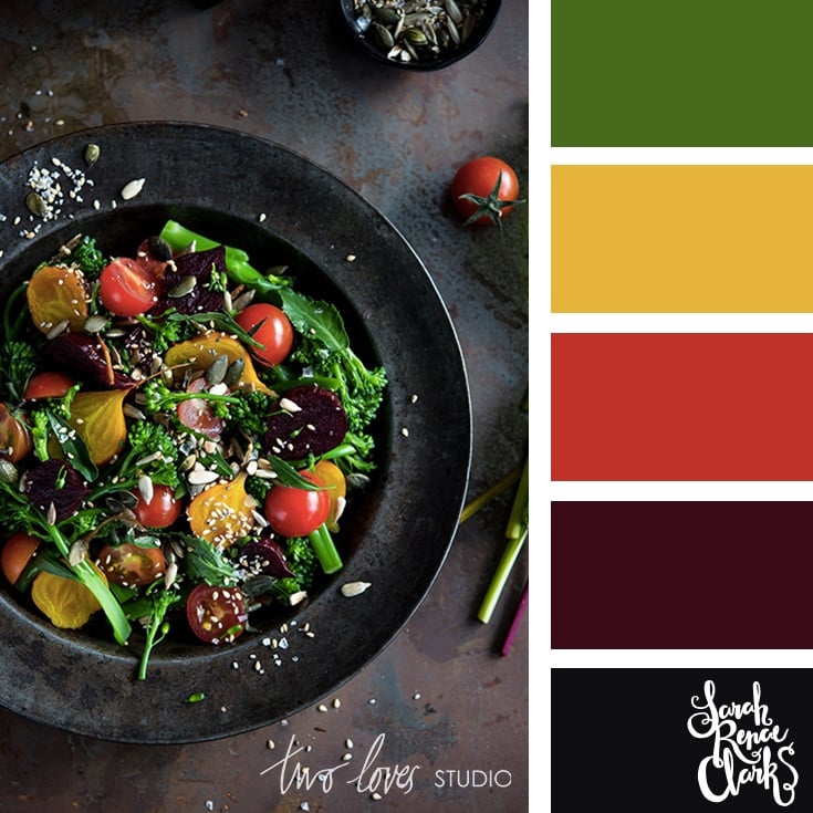 25 Color Palettes Inspired by Beautiful Food | Photos by Rachel Korinek