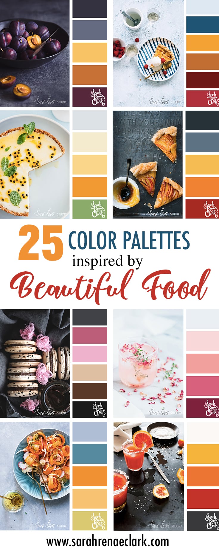 25 Color Palettes Inspired by Beautiful Food | Photos by Rachel Korinek