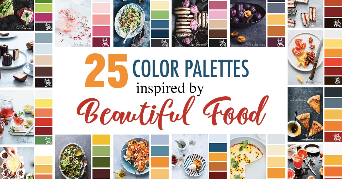 25 Color Palettes Inspired by Beautiful Food | Photos by Rachel Korinek