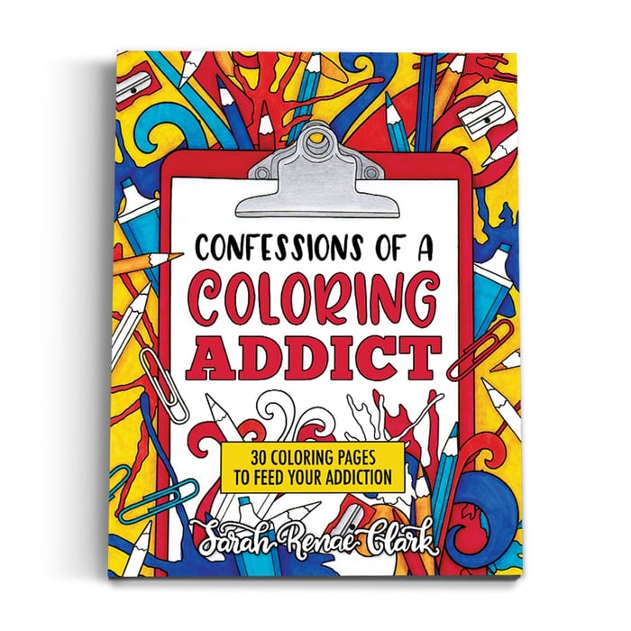 Confessions of a Coloring Addict - Printable Coloring Book - Sarah ...