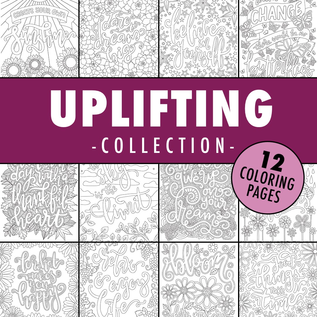 Ultimate Printable Coloring Book Bundle - Sarah Renae Clark - Coloring ...
