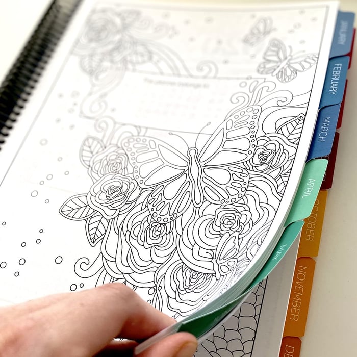 2020 Coloring Planner - Sarah Renae Clark - Coloring Book Artist and ...