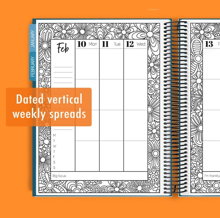 2020 Coloring Planner - Sarah Renae Clark - Coloring Book Artist and ...