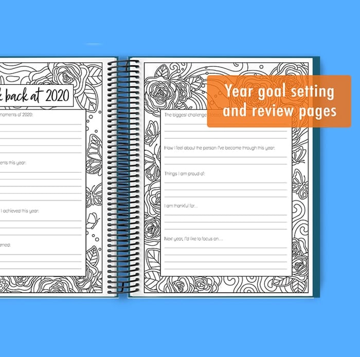 2020 Coloring Planner - Sarah Renae Clark - Coloring Book Artist and ...