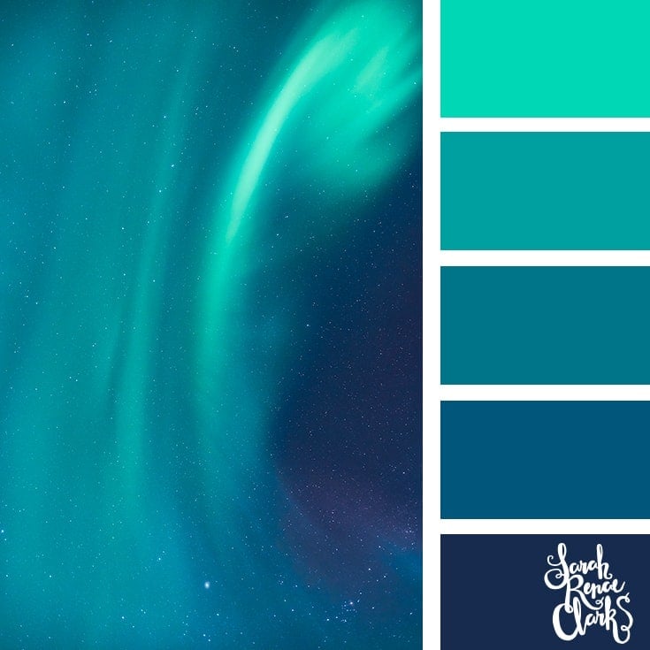 25 Color Palettes Inspired by Spectacular Skies & PANTONE Classic Blue
