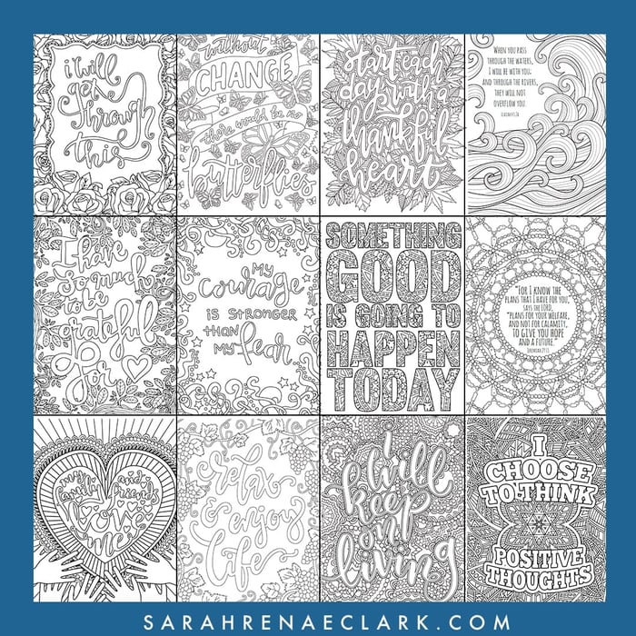 Color Your Stress Away: The Quarantine Collection - Sarah Renae Clark ...