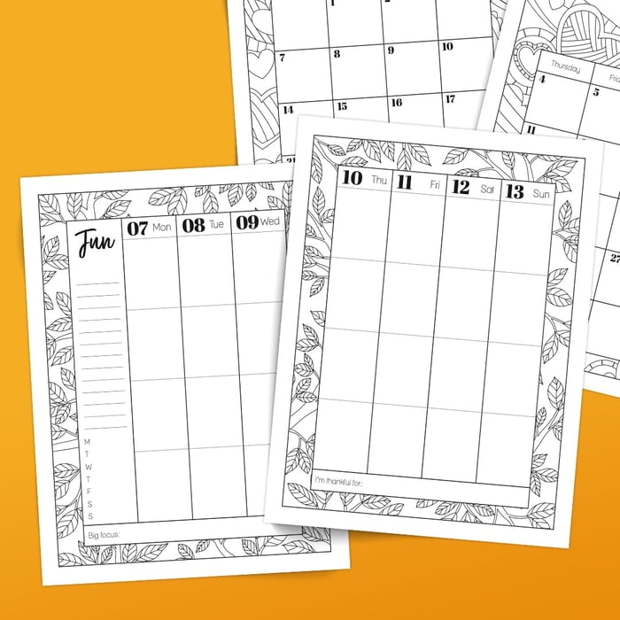 2020-21 Mid-Year Planner: Digital & Printable Combo - Sarah Renae Clark ...