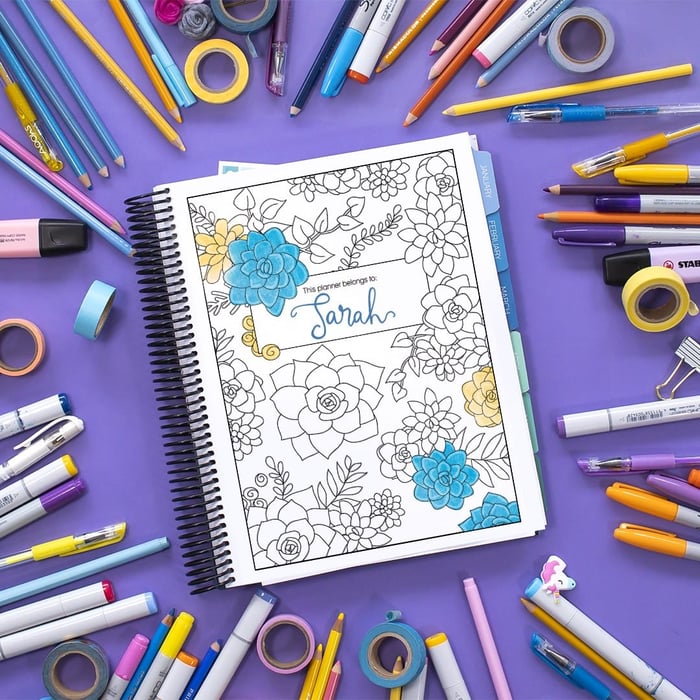 2021 Coloring Planner - Sarah Renae Clark - Coloring Book Artist and ...