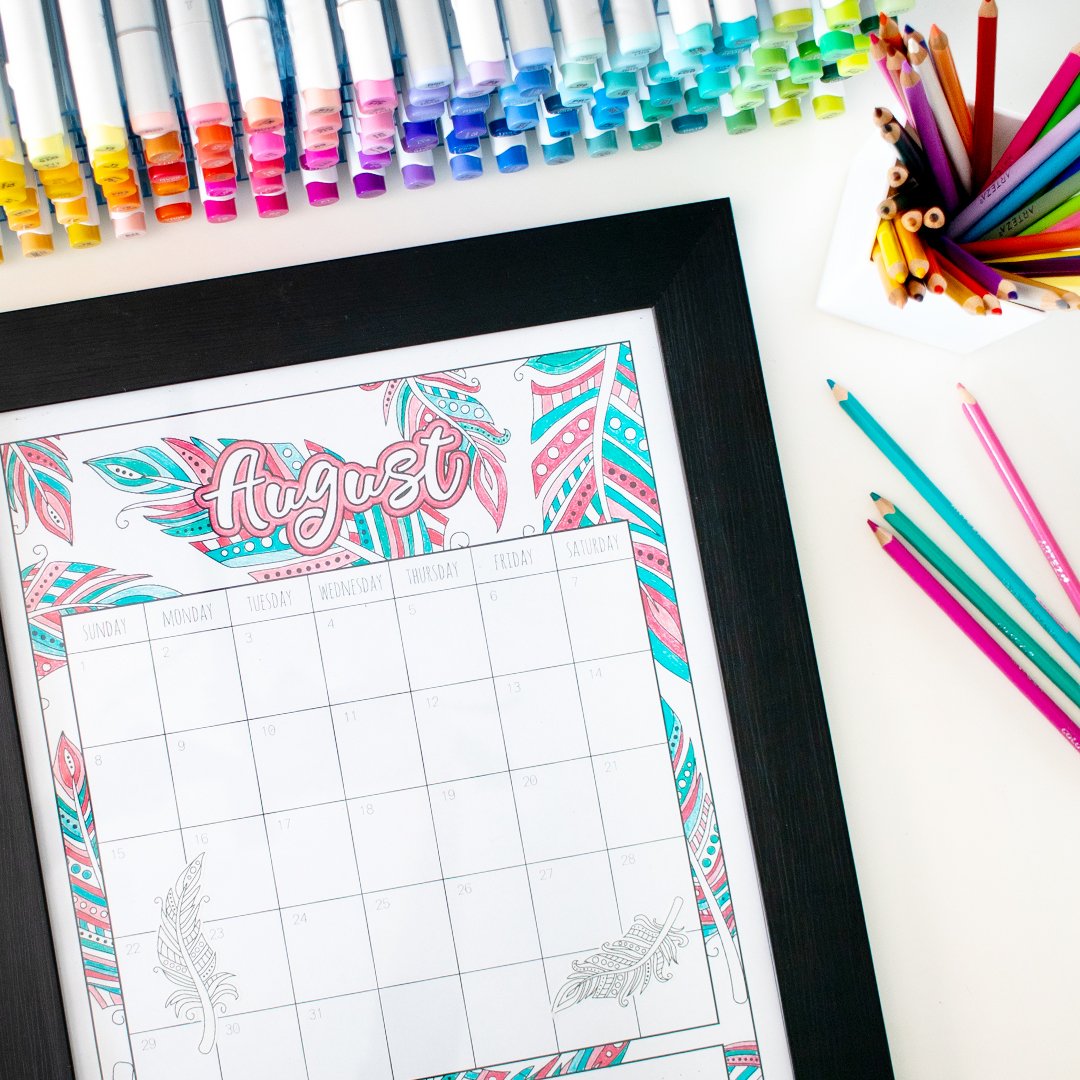 How to make a DIY Whiteboard Calendar (2021 FREE Printable Calendar)