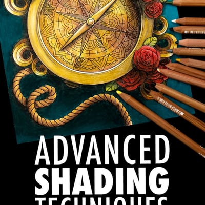 Advanced Shading Techniques for Adult Coloring Books (How to Draw ...