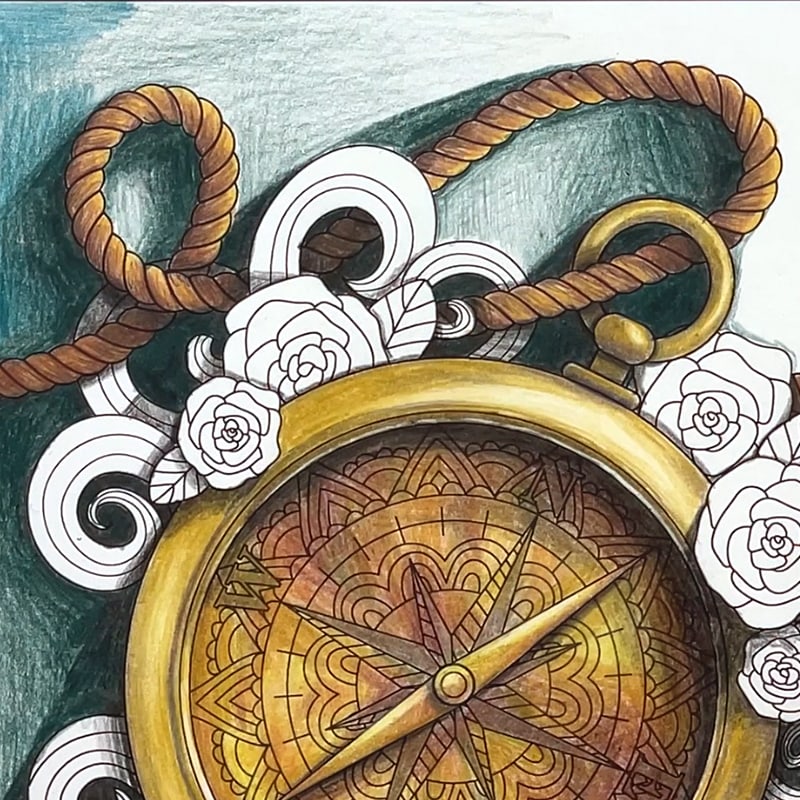 Advanced Shading Techniques for Adult Coloring Books (How to Draw ...