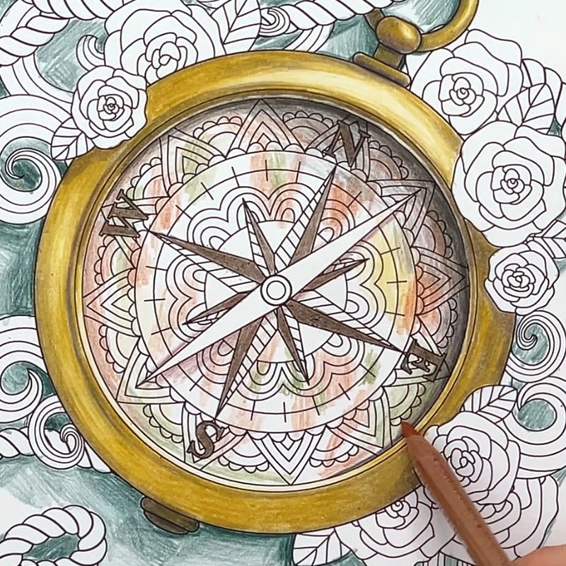 Advanced Shading Techniques for Adult Coloring Books (How to Draw ...