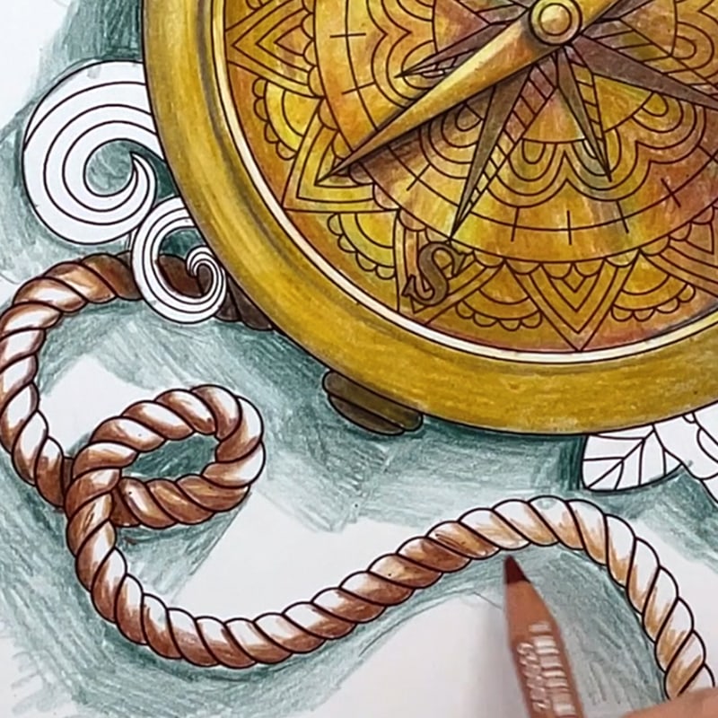 Advanced Shading Techniques for Adult Coloring Books (How to Draw ...