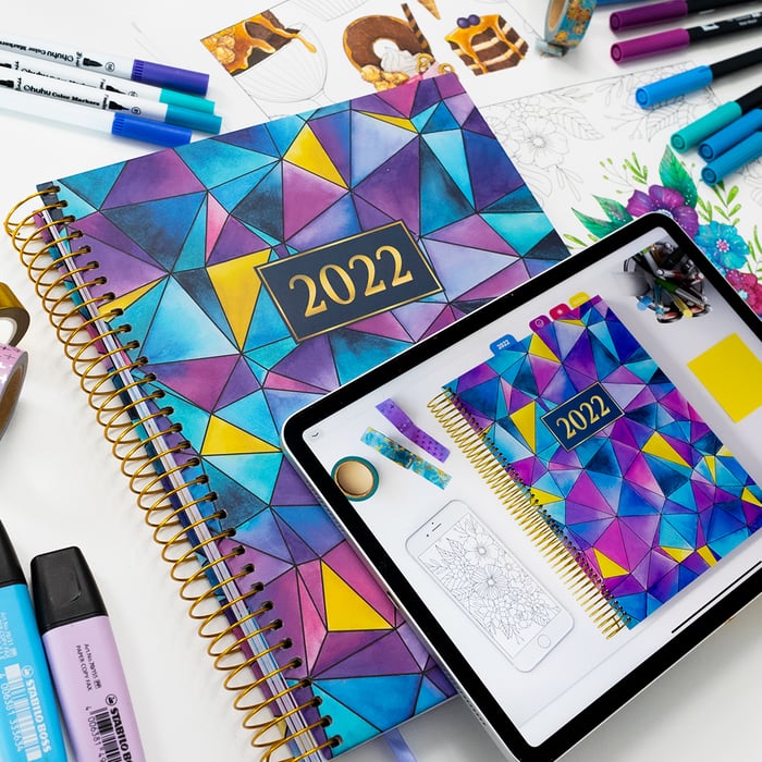 2022 Coloring Planner Bundle (USA ONLY) - Sarah Renae Clark - Coloring ...