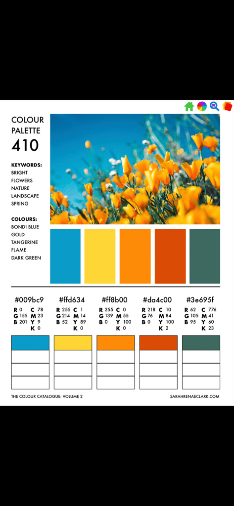 The Color Catalog | 250 Color Palettes in an Interactive PDF Color Guide