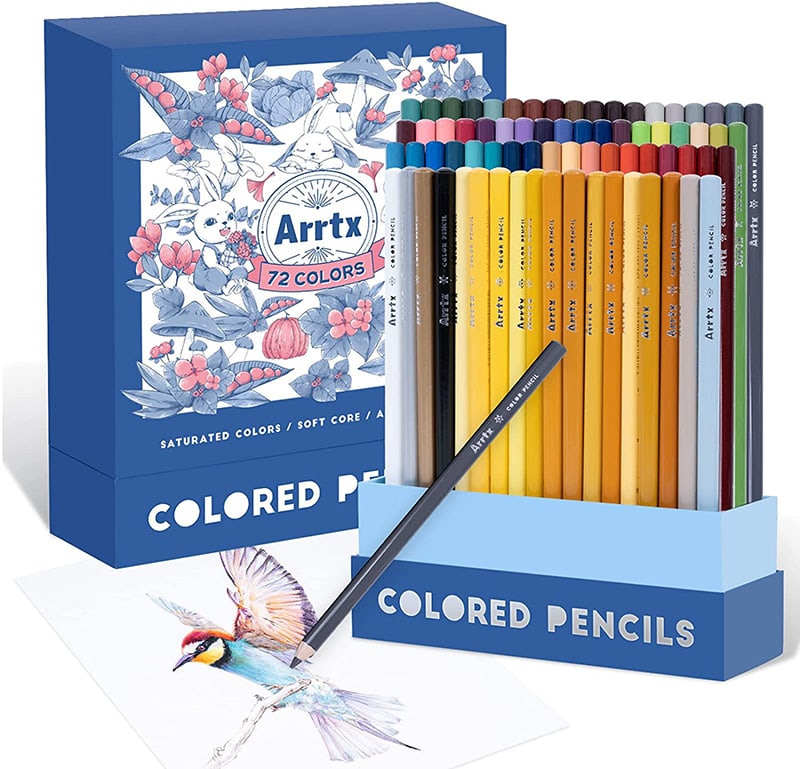 Arrtx Colored Pencils & Markers Review - Sarah Renae Clark - Coloring ...