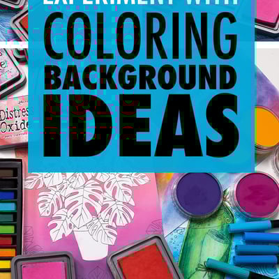 Coloring Page Backgrounds: Ideas & Tutorials for Masking & Coloring