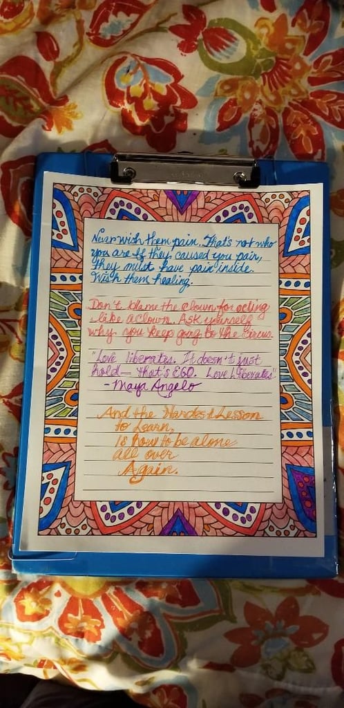 Printable Coloring Journal Pages | Art Therapy Series A | 10 Pack ...