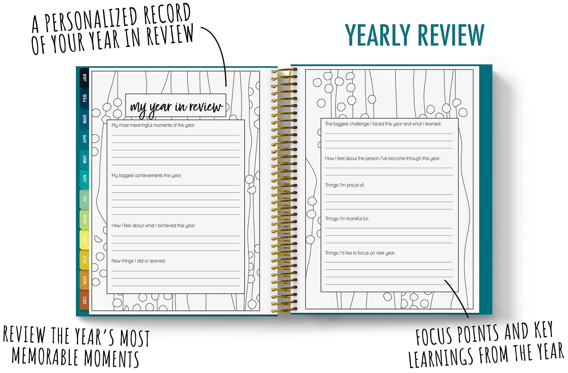 Coloring Planner by Sarah Renae Clark