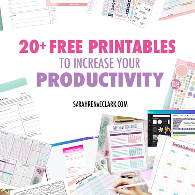 20+ Free Resources to Increase Productivity and Organise your 2025