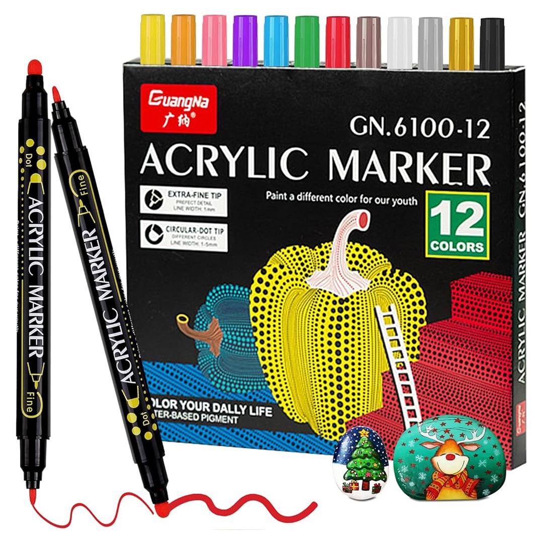 Ultimate Acrylic Paint Marker Comparison - Sarah Renae Clark - Coloring ...