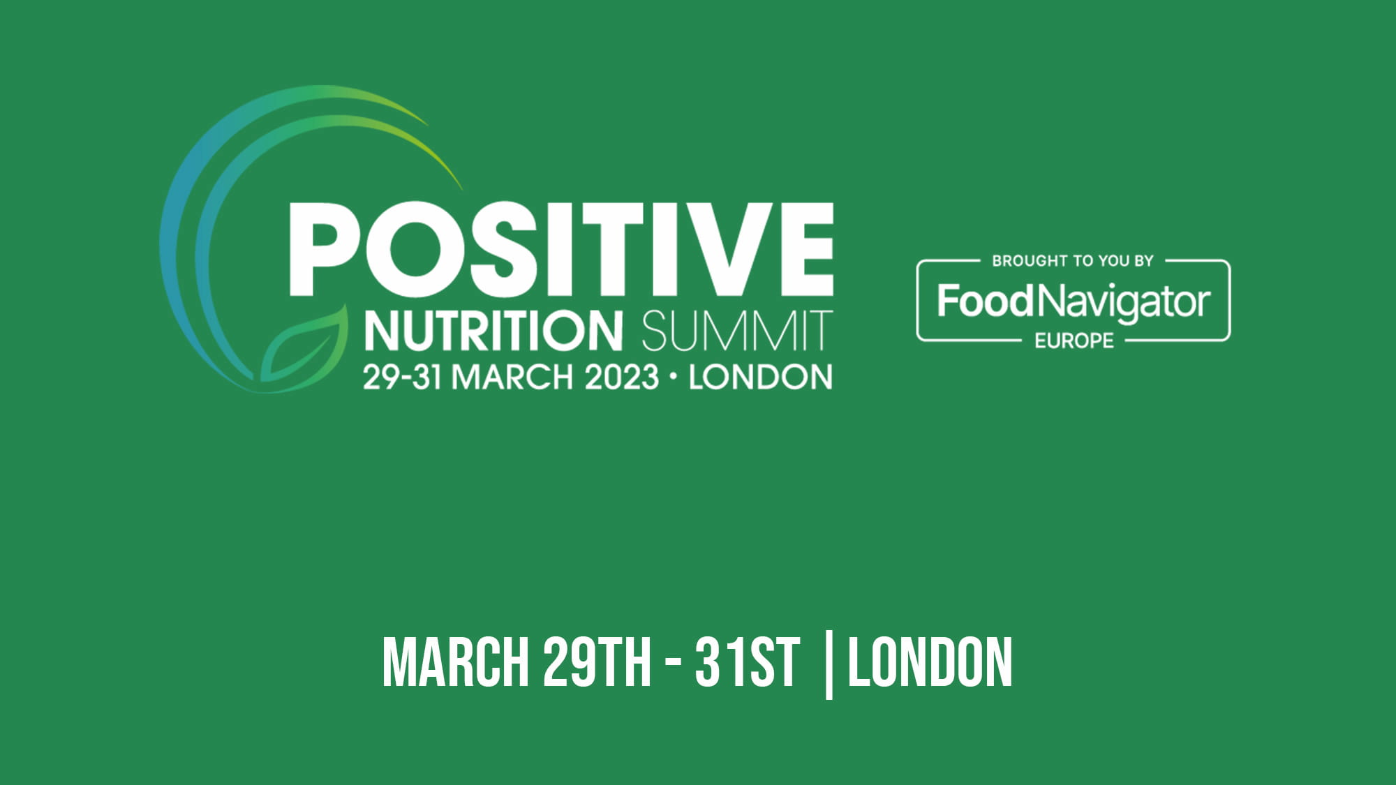 Positive Nutrition Summit (offline) | Brave New Food