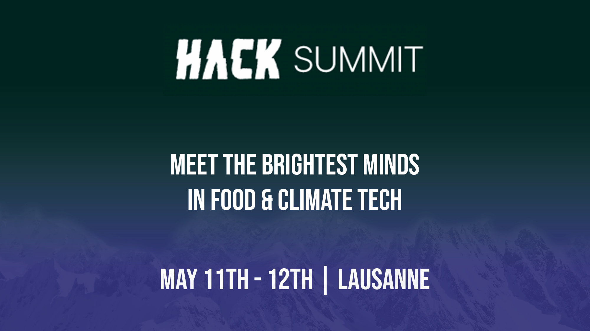 Hack Summit 2023 (offline) | Brave New Food