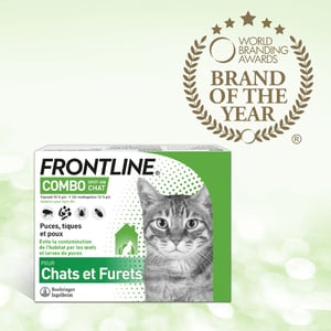 Frontline Combo Chat et furet - Anti-Puces - 3 pipettes