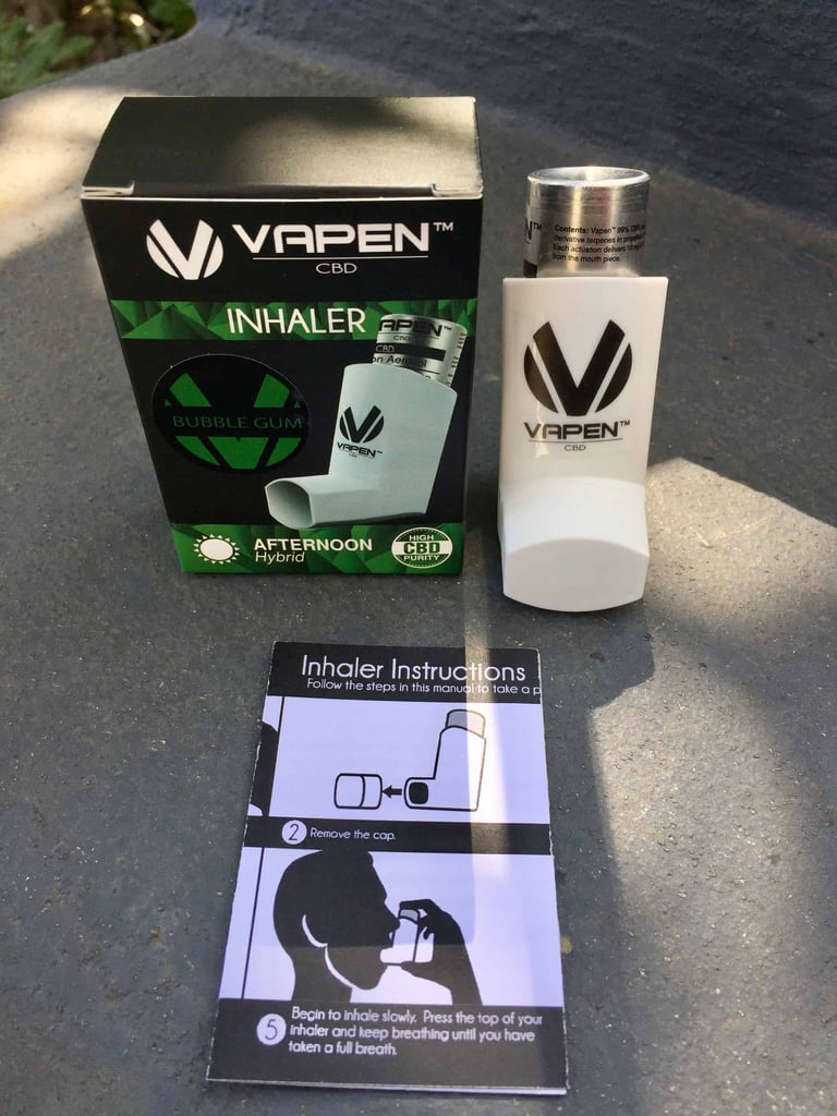 Vapen Review: CBD Afternoon Hybrid Inhaler (Bubblegum)