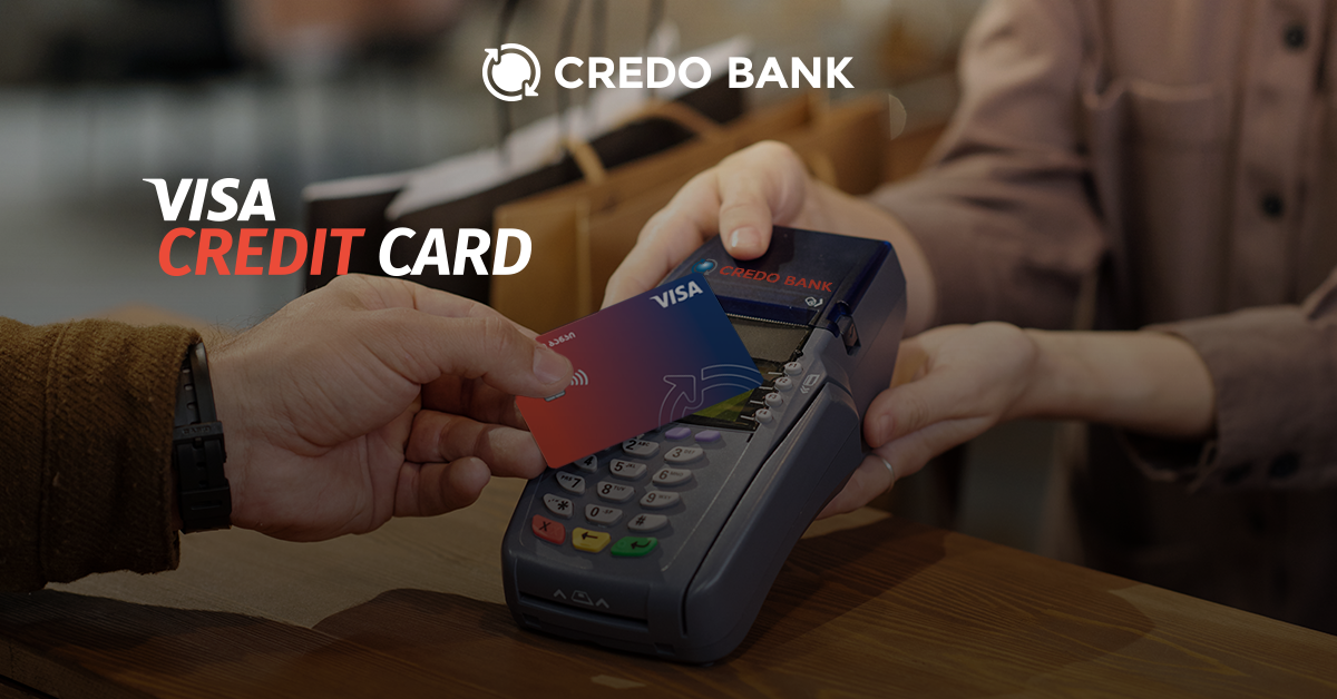 Visa Credit Card - For Unexpected Expenses | Credo Bank