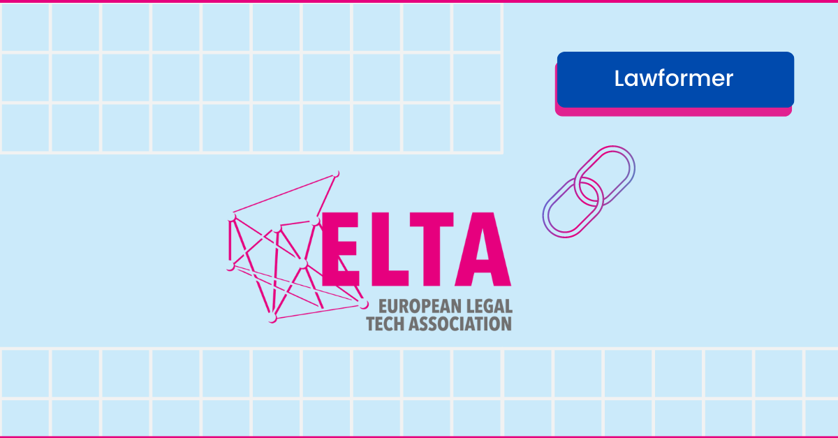 Lawformer joins the European Legal Technology Association (ELTA)