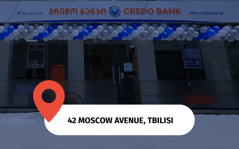 Credo Bank New Service Center at 42 Moscow Avenue