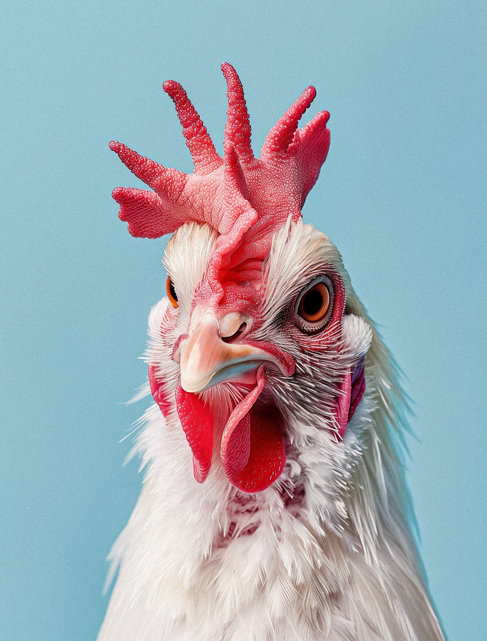 White chicken image, Midjourney See the prompts and settings - Oksuro