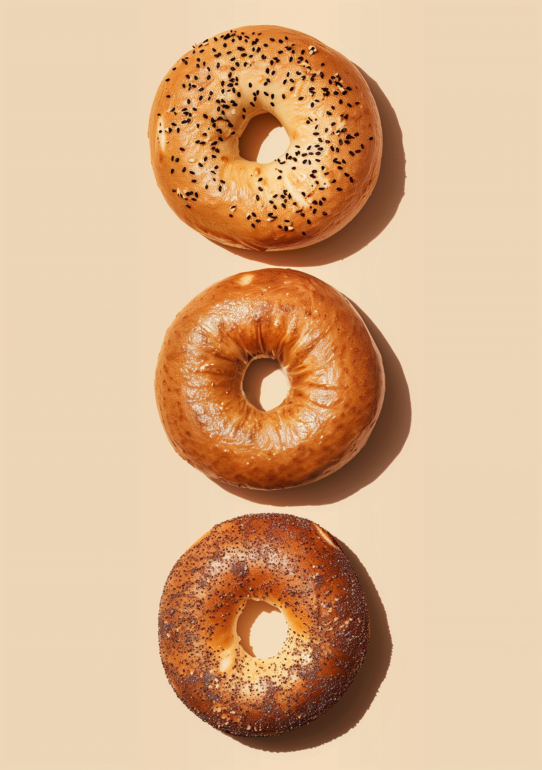 three bagels High-Quality AI Stock Image with Unlimited Downloads ...