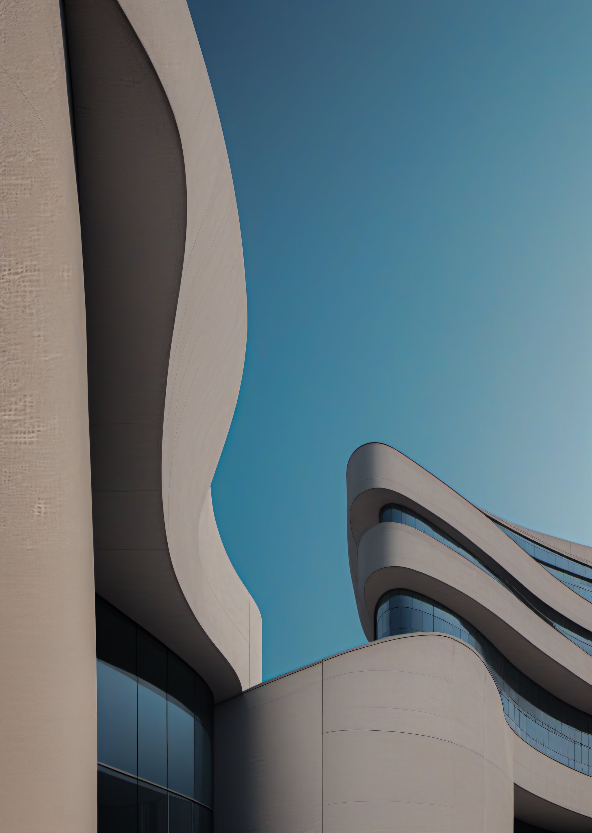 curved building, Generated AI Image & Prompt - Oksuro
