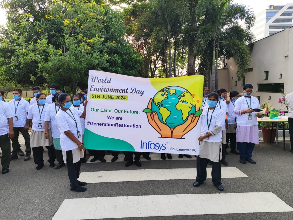 Infosys Bhubaneswar celebrates World Environment Day | Mycitylinks